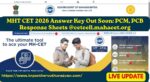 MHT CET 2026 Answer Key Out Soon: PCM, PCB Response Sheets at cetcell ...